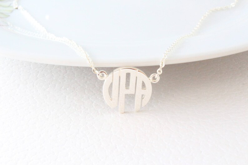 Personalized Monogram Necklace Personalized Necklace Name - Etsy