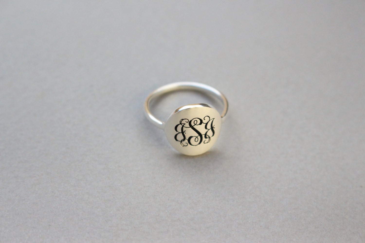 Engraved Handwriting Ring Custom Signature Ring Name Ring - Etsy