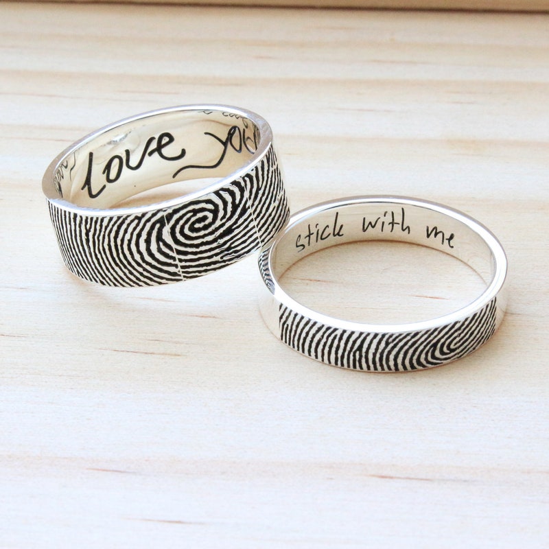Fingerprint Ring - Etsy