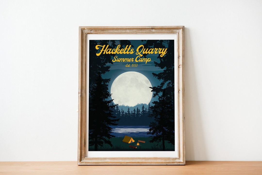 The Quarry Print - Hacketts Quarry Summer Camp Art - Video Game Wall ...