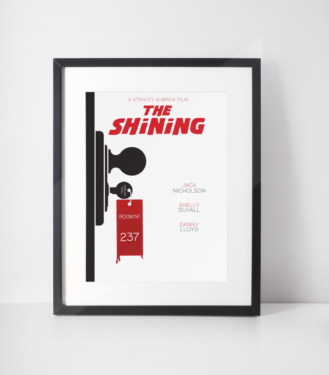 The Shining, Stanley Kubrick Minimal Art Print, Movie Poster - Etsy