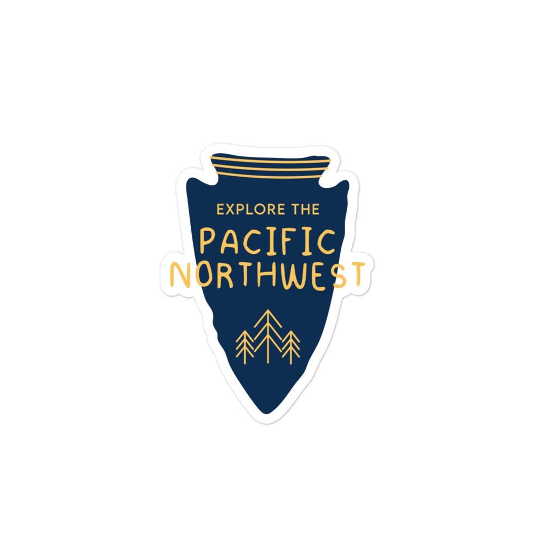 Explore the Pacific Northwest Stickers, Durable High Opacity Vinyl ...