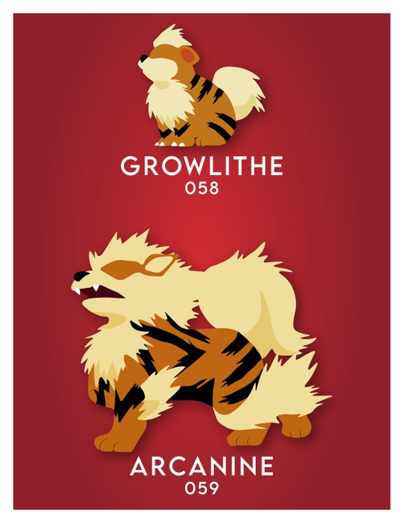 Growlithe And Arcanine Wallpaper #pokemon #arcanine #pokemontiktok