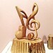 Wooden G Clef Home Decor Music Gift Music Sculpture Music - Etsy