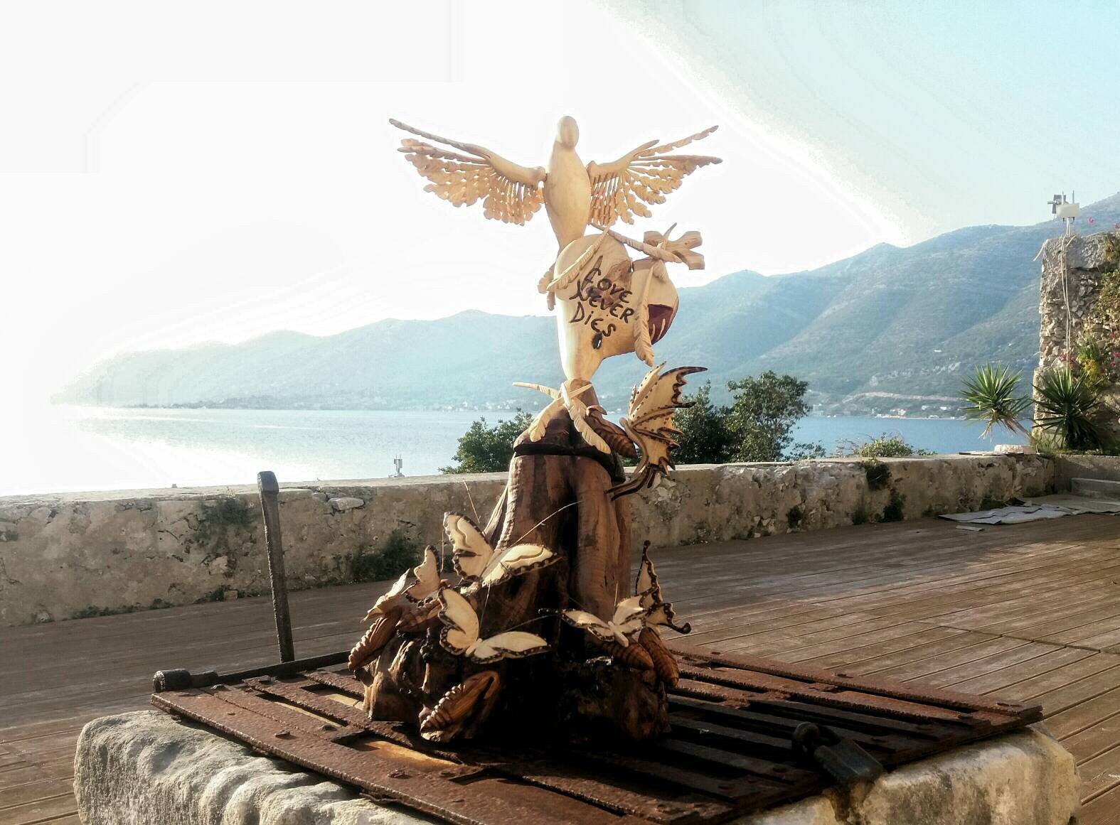 Resurrection, Holy Spirit, Wooden Cross, Wooden Sculpture, Christian ...