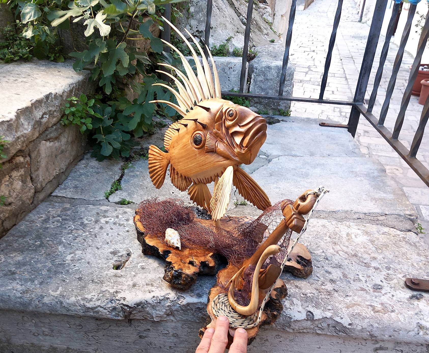 John Dory Fish, Saint Peter Fish, Fish Sculpture, Fish Carving ...
