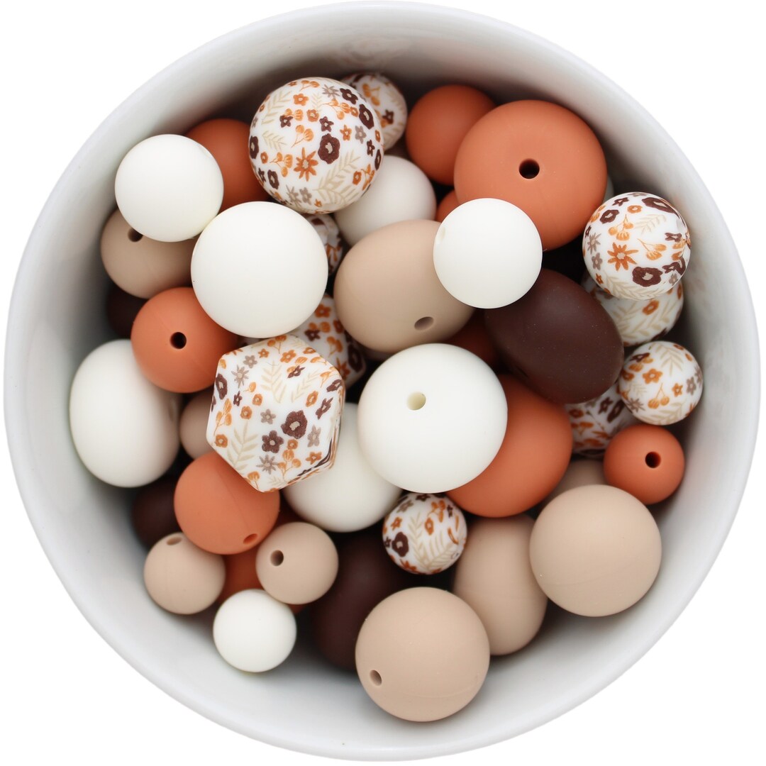 Silicone Bead Deluxe Variety Pack Silicone Jewellery Printed Desert ...