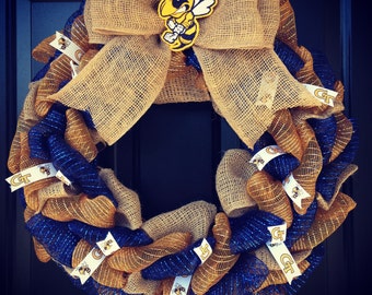 Collegiate wreaths | Etsy