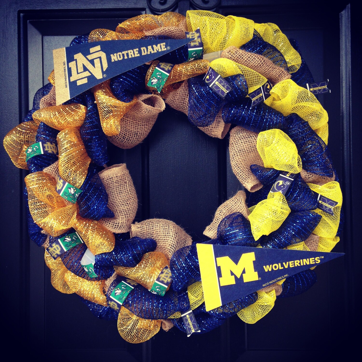 House Divided Michigan Notre Dame - Etsy