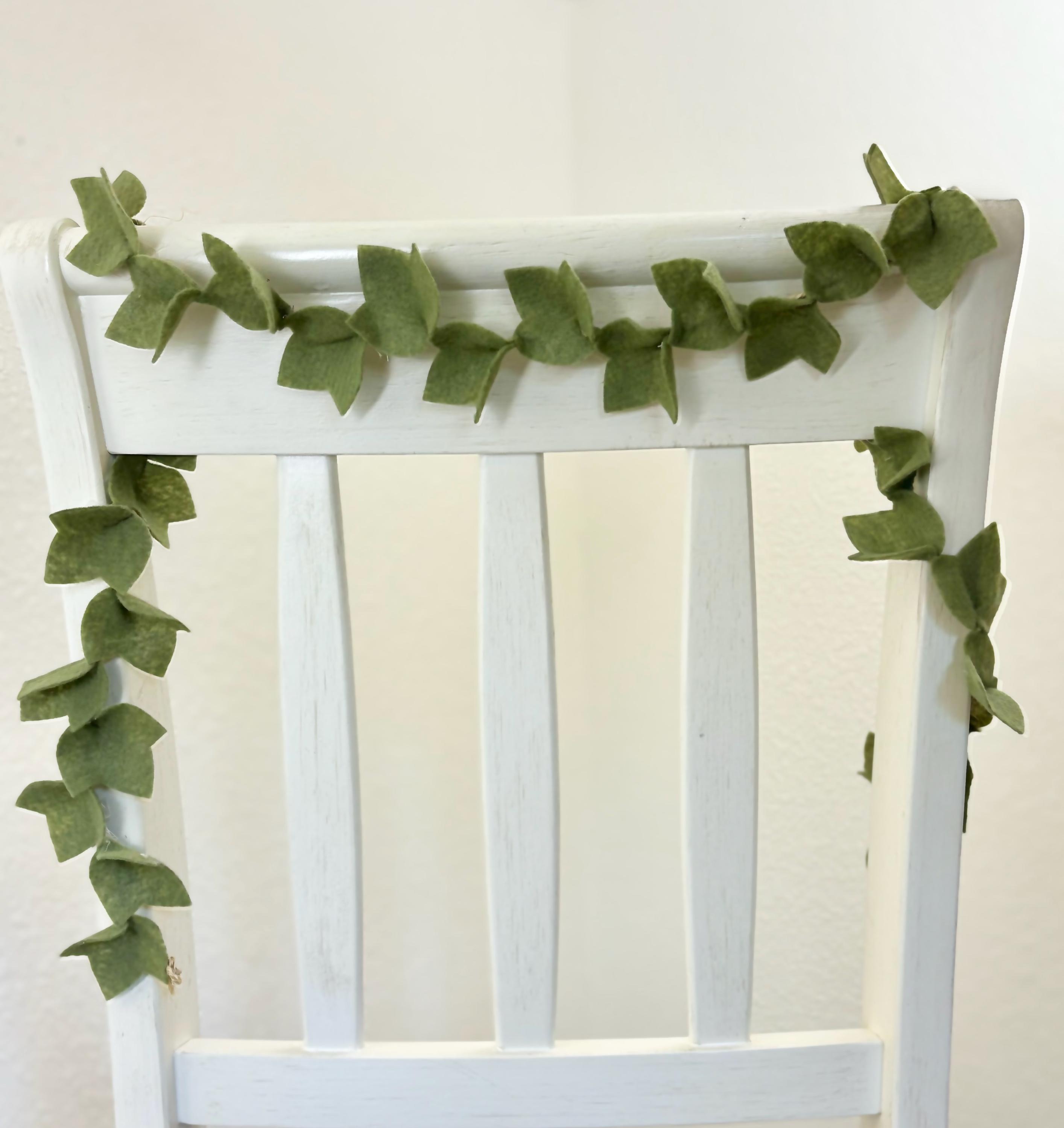 Felt Ivy Leaf Garland: Spring Farmhouse Mantle Decor, 2ft - 12ft in ...