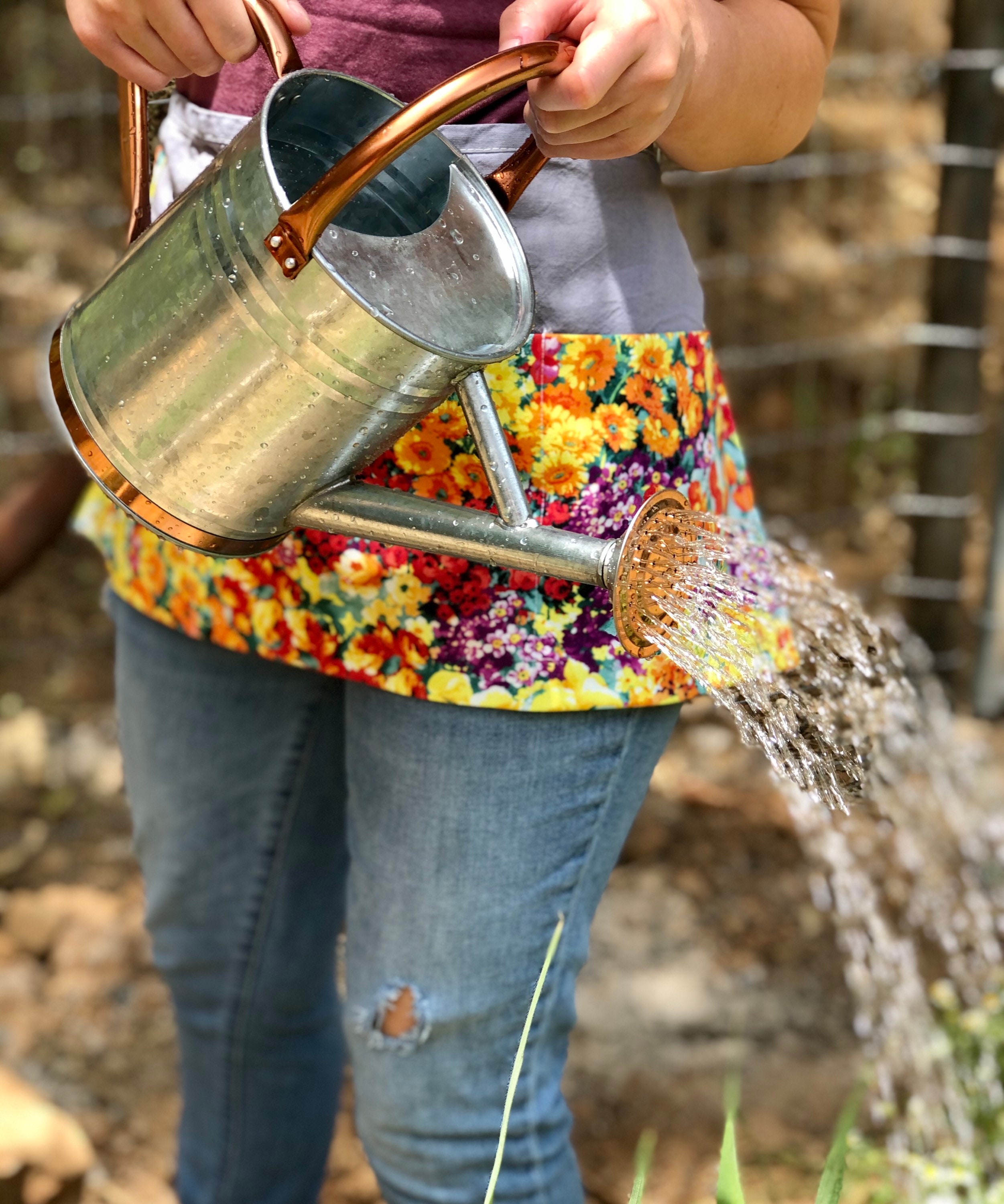 Flower Gardening Apron Garden Apron With Pockets Gardening - Etsy