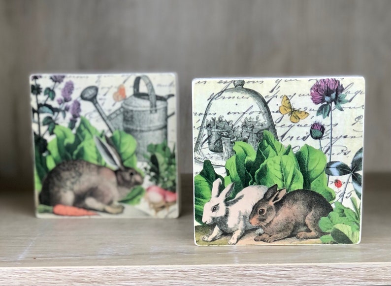 French Rabbit Shelf Decor French Country Decor Vintage - Etsy