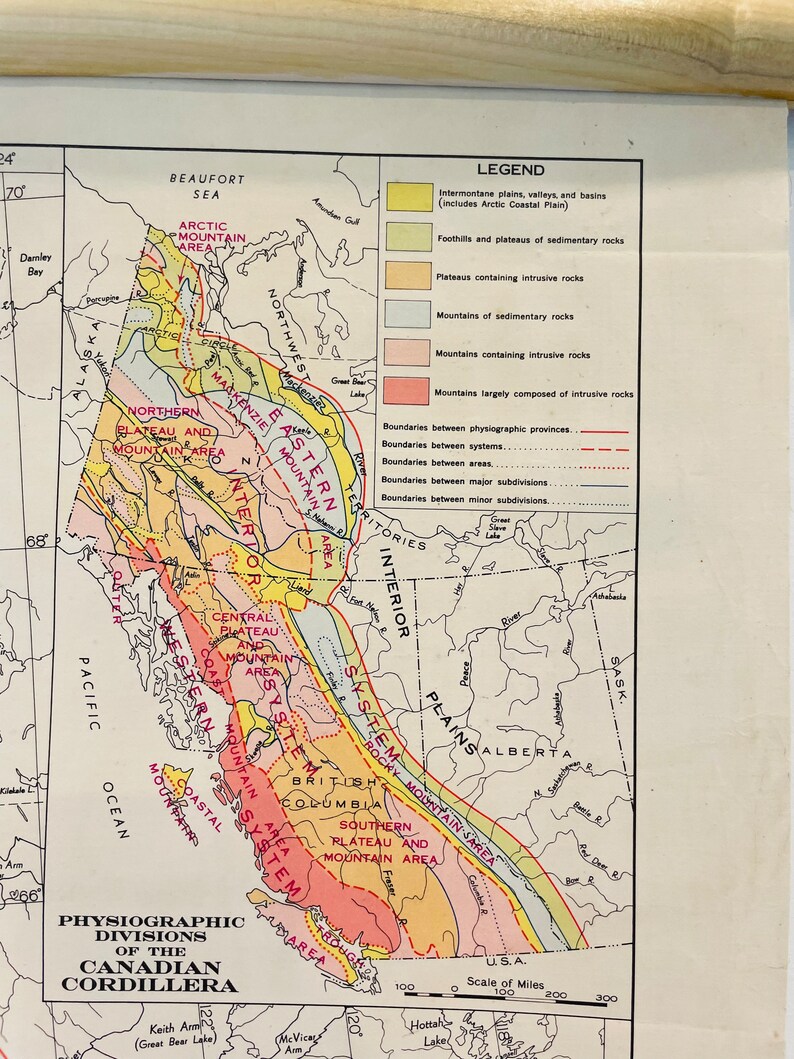 1948 Original Physiographical Map Subdivisions of the CANADIAN ...