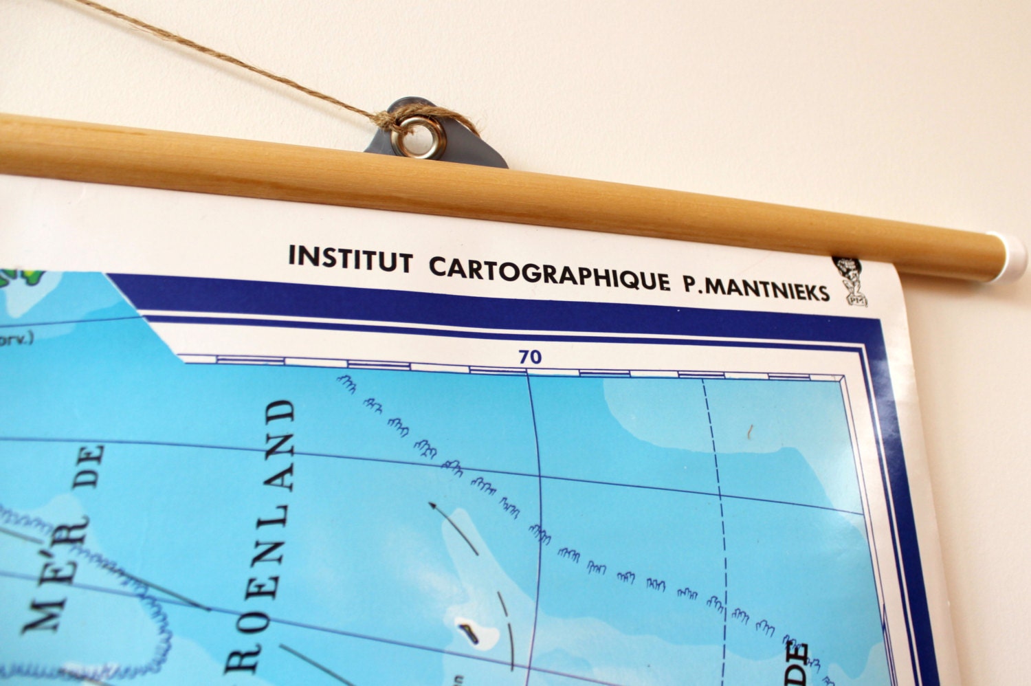 1990 Original Vintage School Map North America /1990 School Map Vintage ...