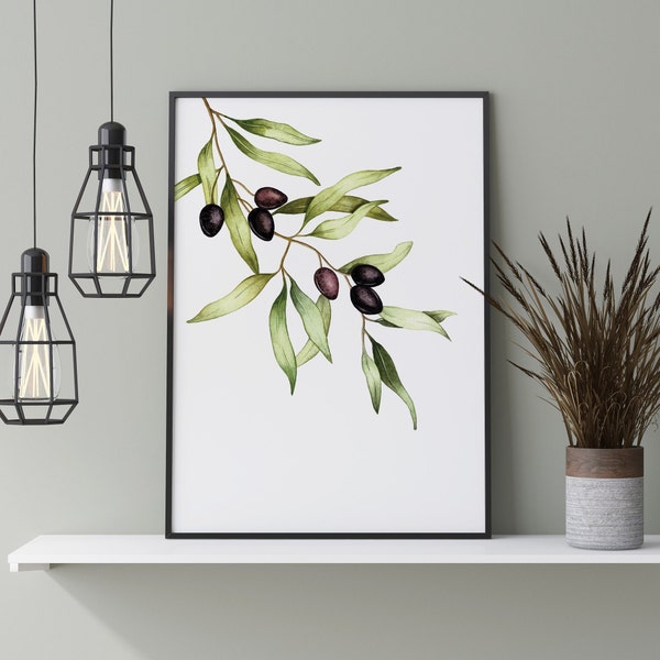 Olive Tree Print - Etsy