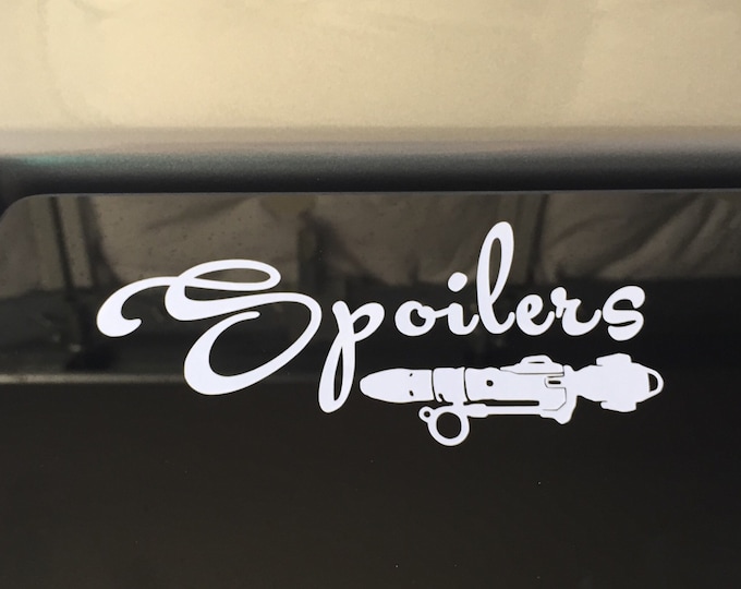 Spoilers / River Song / Doctor Who Vinyl Car Decal - Etsy