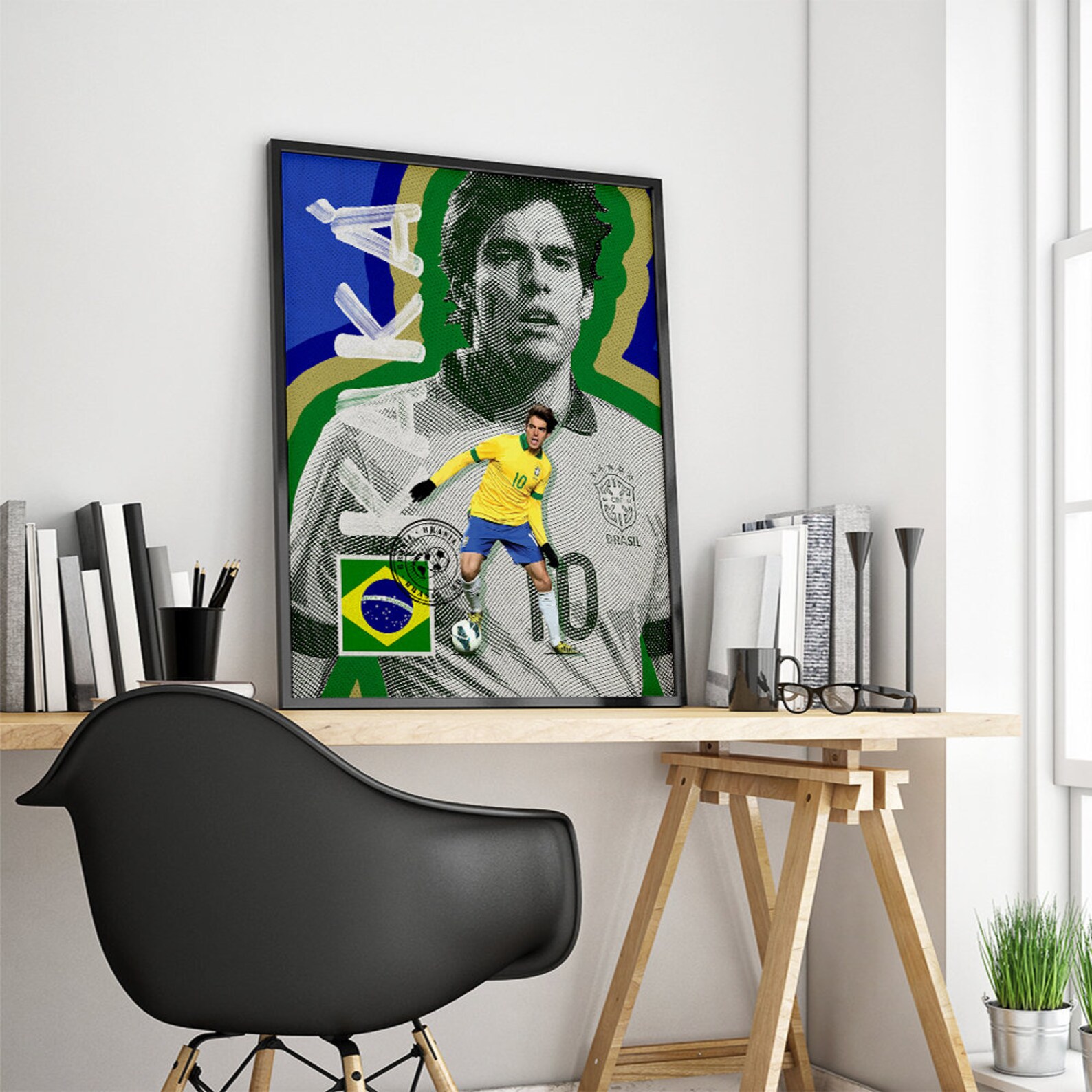 Kaká Brasil National Team / Kaká / Legend Print / Kaká Print - Etsy