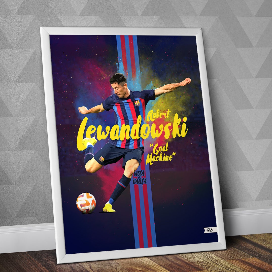 Robert Lewandowski FC Barcelona / FCB / Lewandowski Poster ...