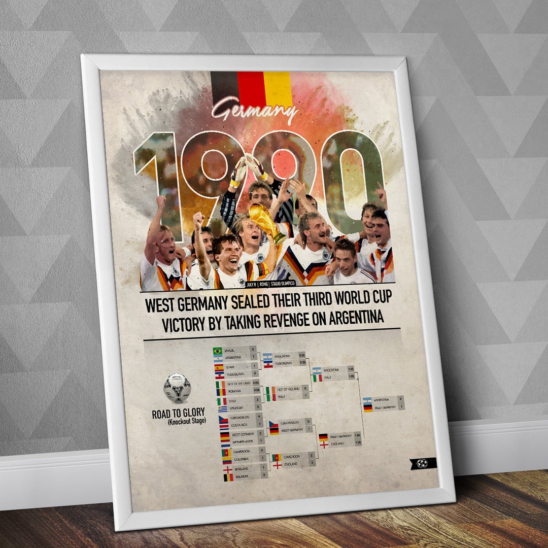 1990 World Cup Winners / Germany National Team / Germany 1990 - Etsy