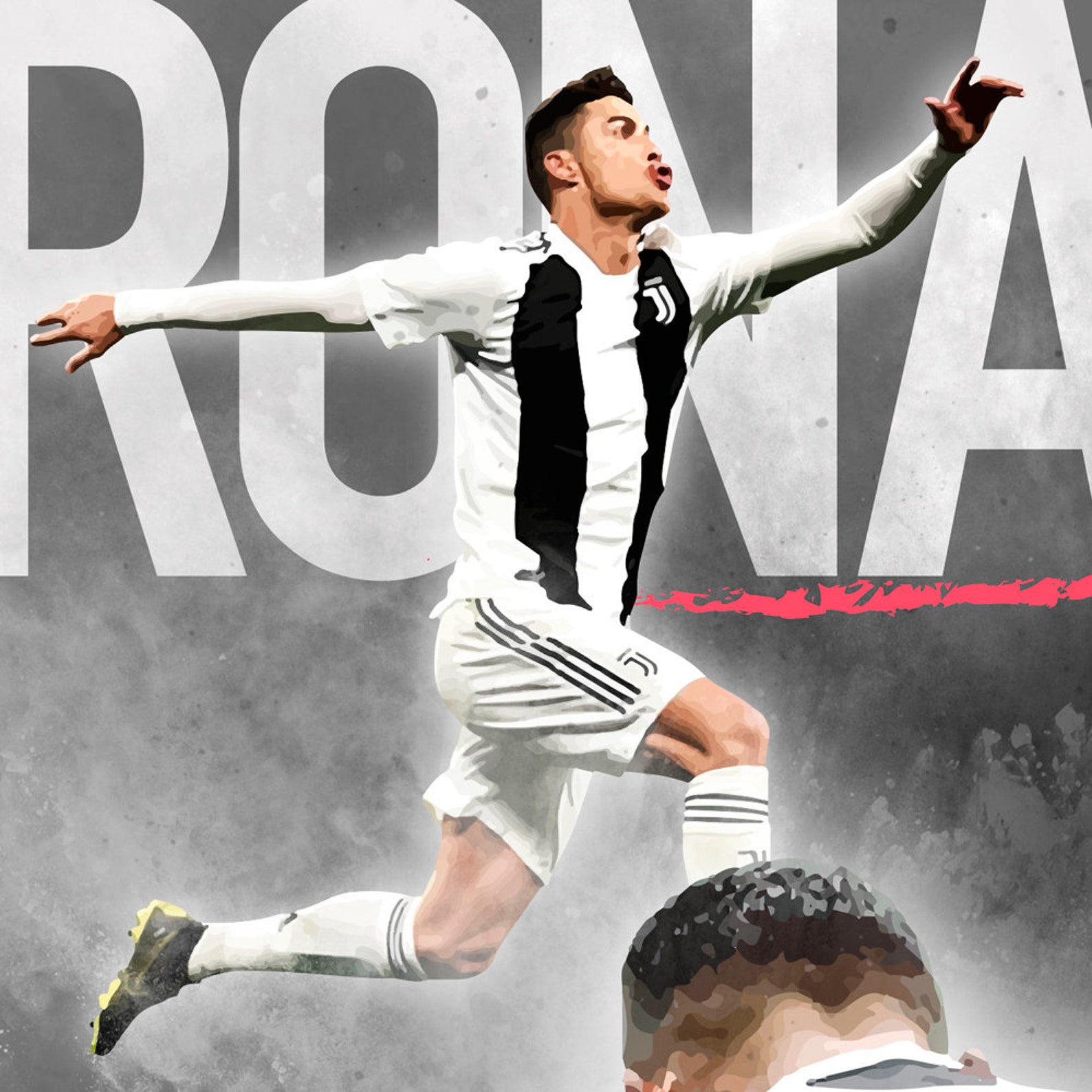 Cristiano Ronaldo Siii Celebration / CR7 Poster / CR7 Print / - Etsy