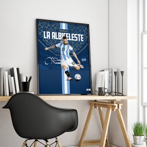 Lionel Messi Argentina National Team / Lionel Messi Poster / - Etsy