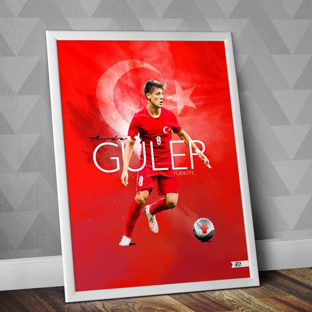 Arda Güler Turkey National Team / Arda Güler Print / Gunnersposter ...