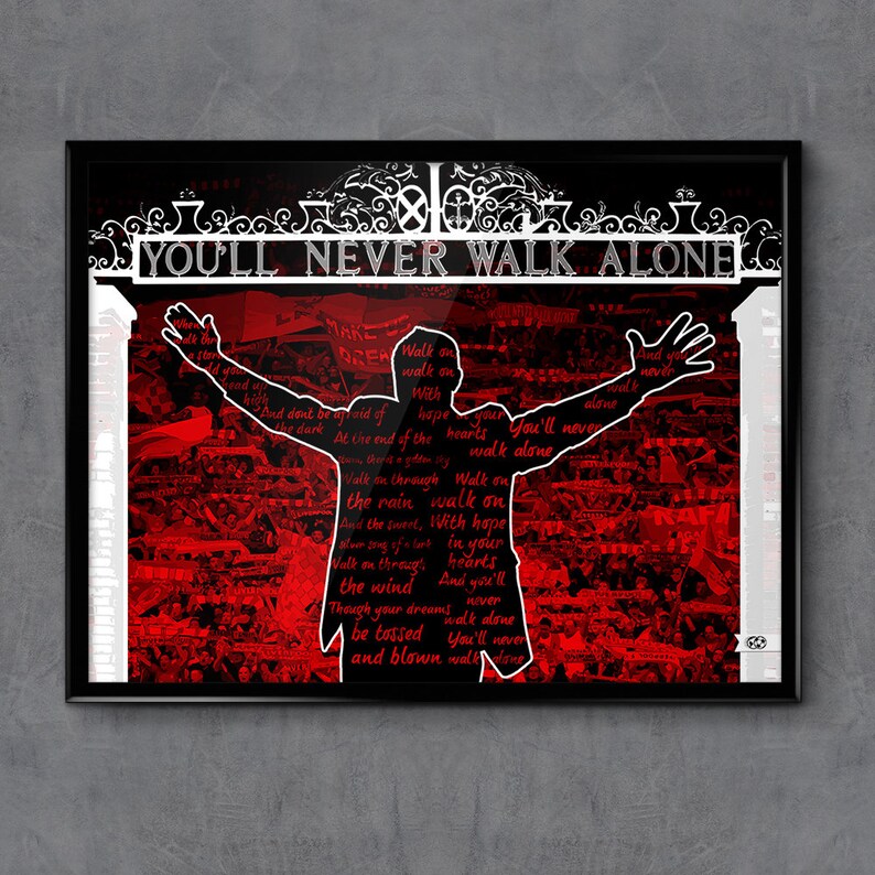 Bill Shankly Print / Shankly Gates / YNWA / Liverpool FC / | Etsy