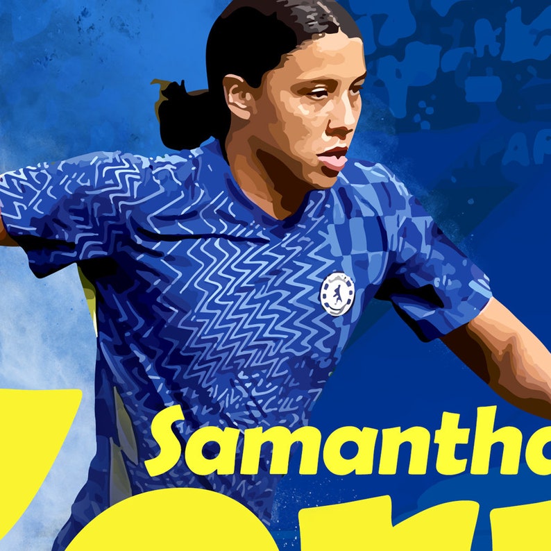 Samantha Kerr Chelsea FC / Sam Kerr Print / Sam Kerr Poster - Etsy
