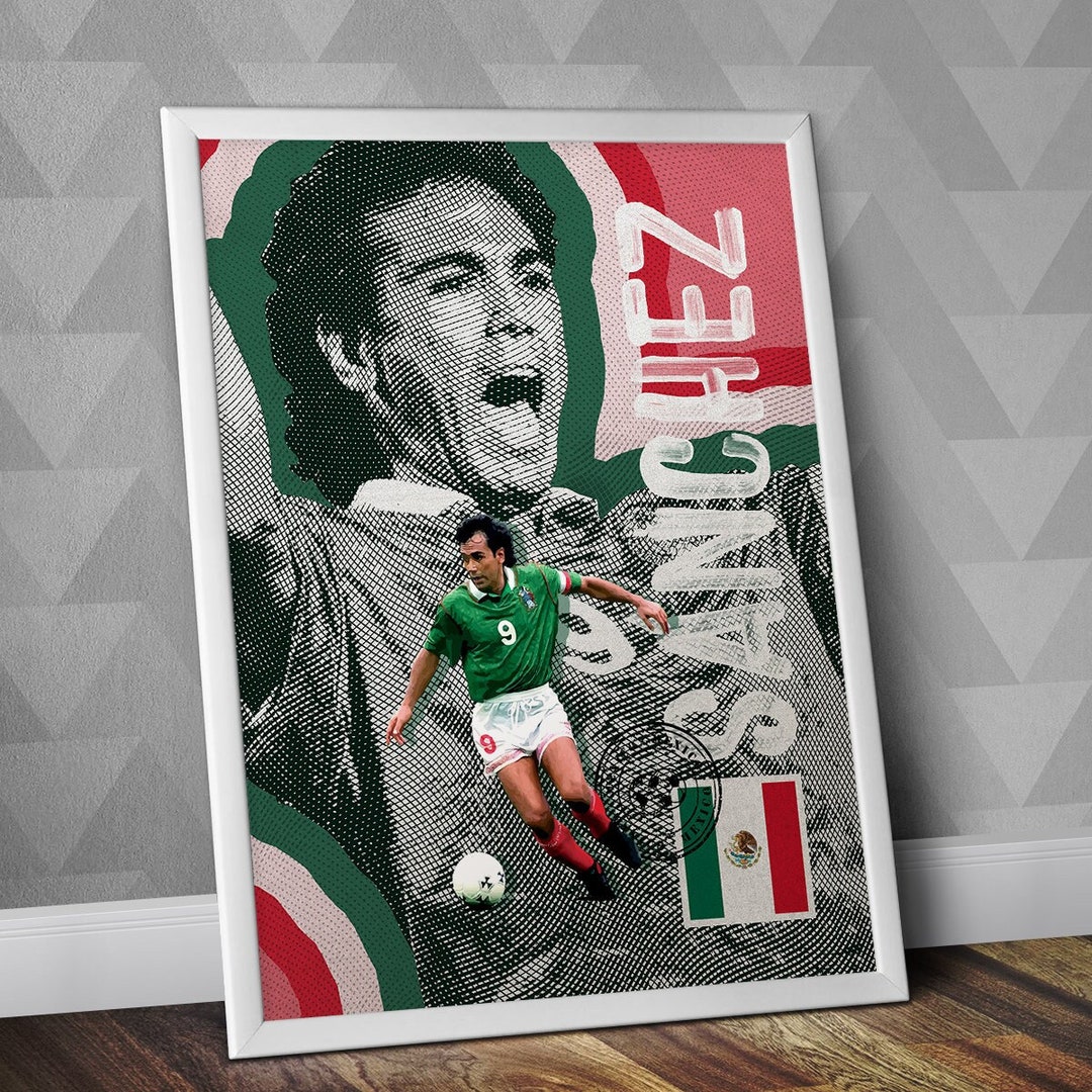 Hugo Sánchez - Mexico National Team / Hugo Sánchez Print / Hugo Sánchez ...