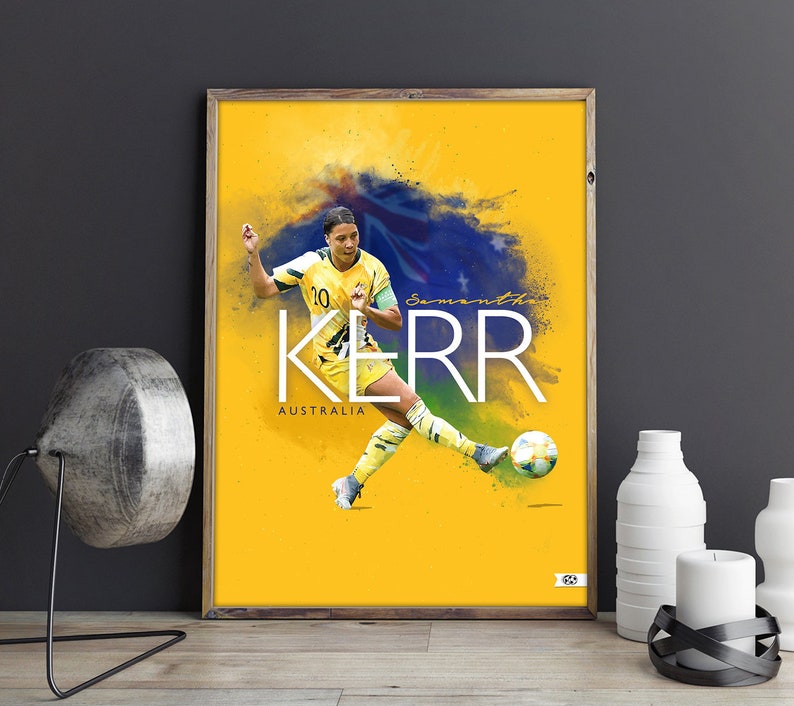 Samantha Kerr Australia National Team / Sam Kerr Print / Sam - Etsy
