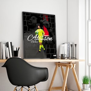 Alisson Becker Liverpool FC / Alisson Print / Alisson Becker / A.becker ...