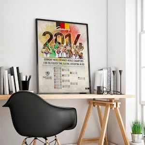 2014 World Cup Winners / Germany National Team / Germany 2014 - Etsy