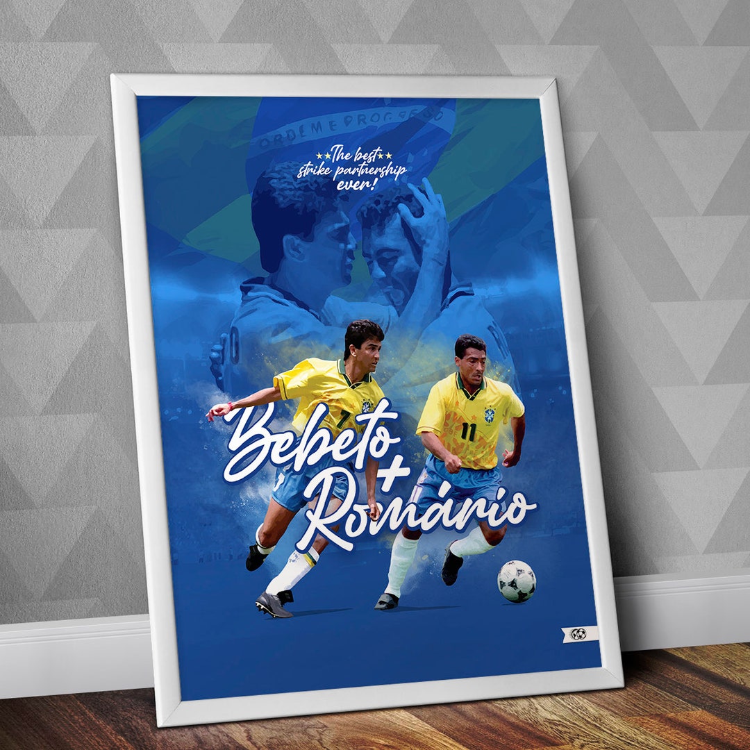 Bebeto & Romário Brazilian National Team / Romario and Bebeto Poster ...