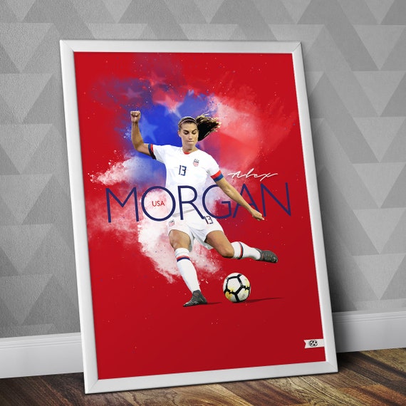 Alex Morgan Soccer Poster