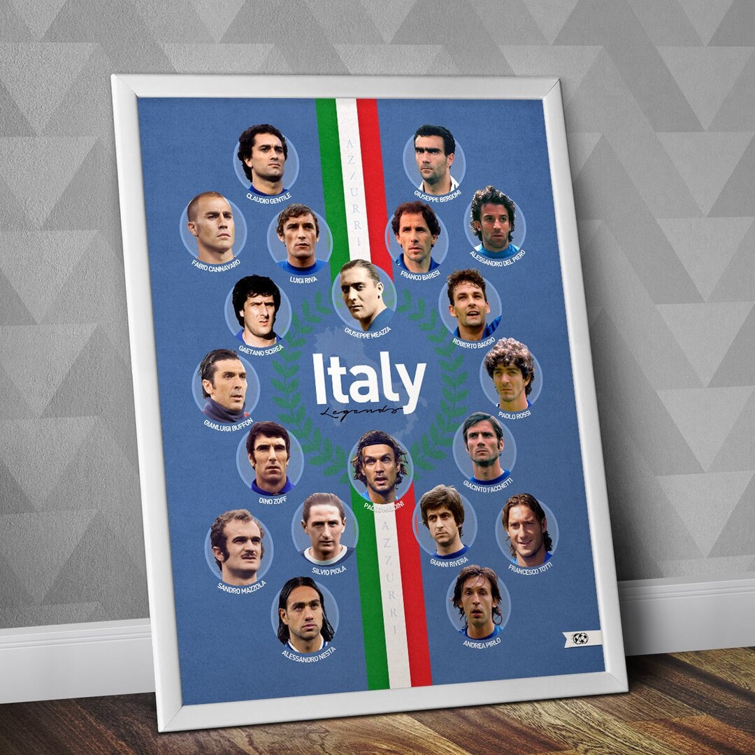 Italy Greatests / Italy National Team Legends / Italy World Cup / Italy ...