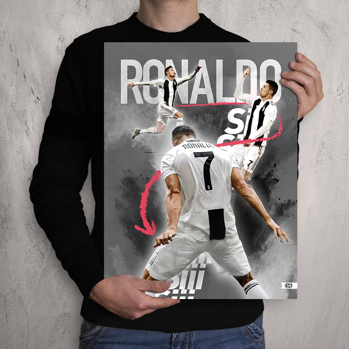 Cristiano Ronaldo Siii Celebration / CR7 Poster / CR7 Print / - Etsy Cristiano Ronaldo Siii Celebration / CR7 Poster / CR7 Print / - Etsy