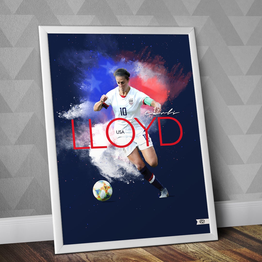 Carli Lloyd USA National Team / Carli Lloyd Print / Carli Lloyd Poster ...