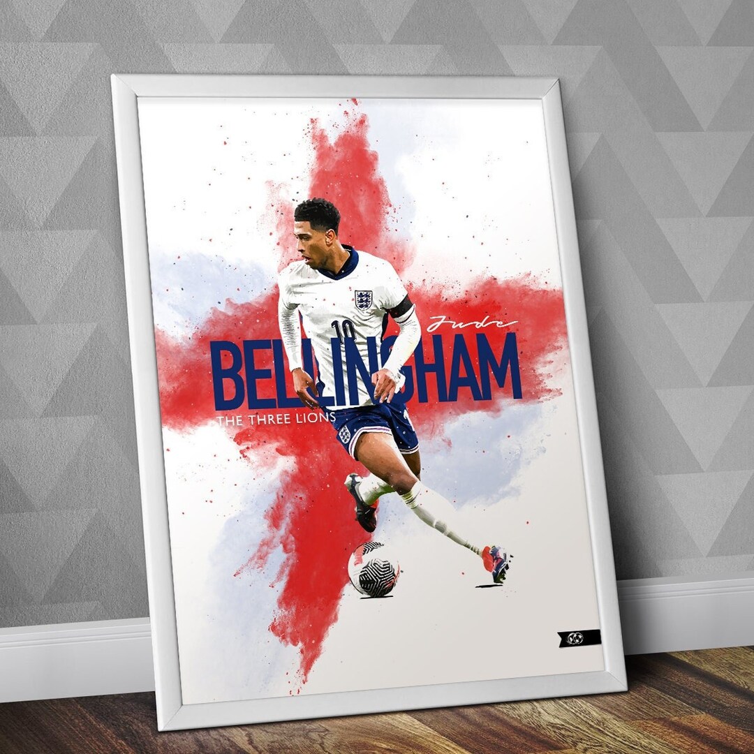 Jude Bellingham England Poster – Football World Cup Print - Etsy