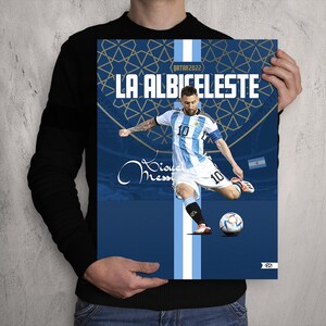 Lionel Messi Argentina National Team / Lionel Messi Poster / - Etsy