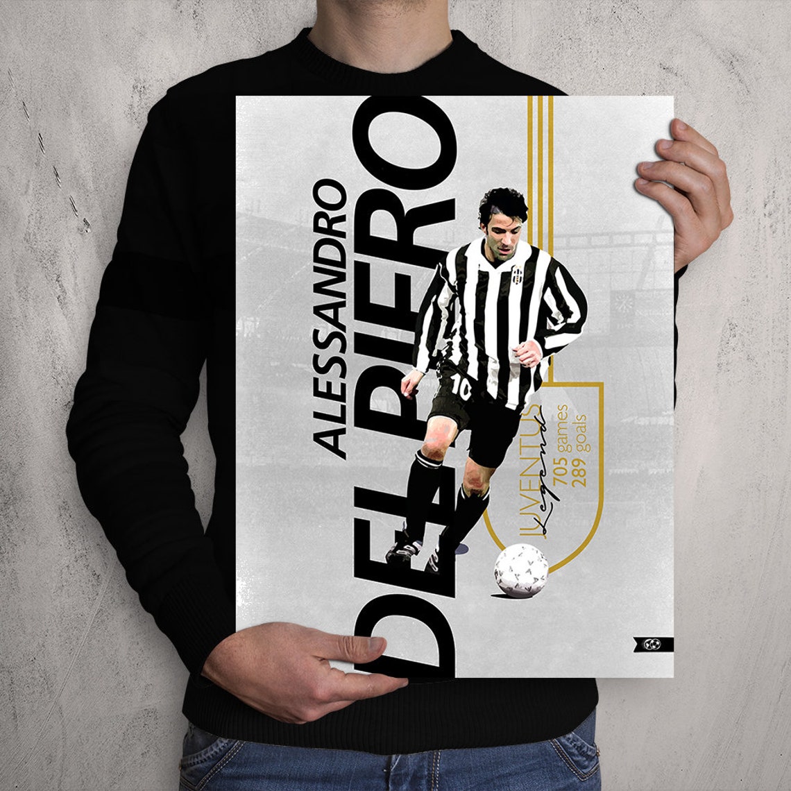 Alessandro Del Piero Juventus Lengend / Del Piero Poster / | Etsy