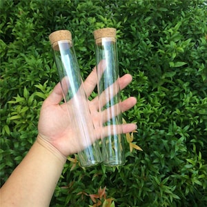 Empty 70ml 110ml 150ml Glass Bottles Vials Jars Test Tube With | Etsy