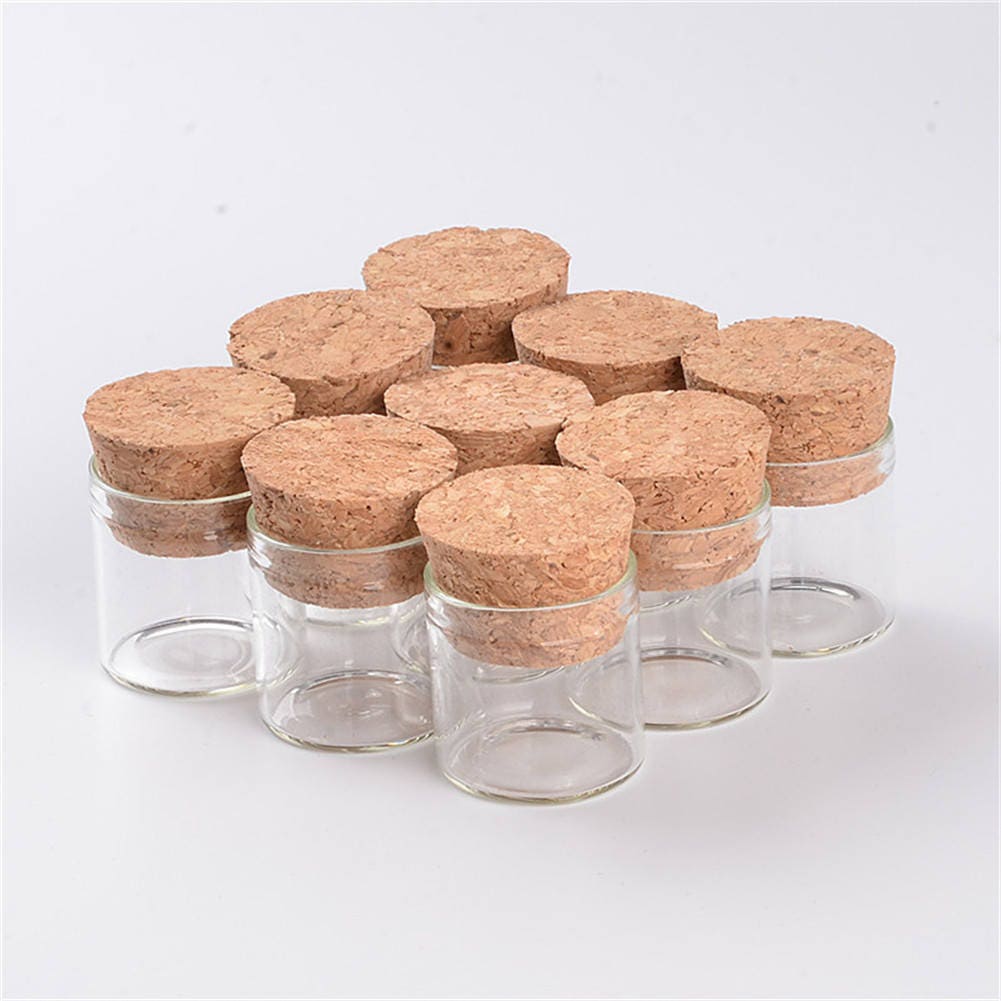 24pcs 24x25x21.5mm 5ml Small Glass Vials Jars Bottle With Cork - Etsy