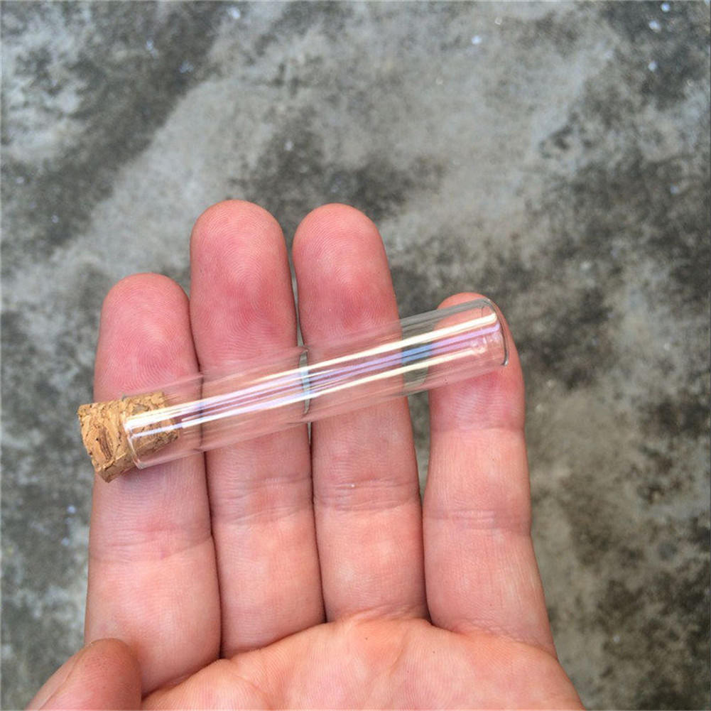 100pcs 12x60x10mm 4ml Mini Clear Glass Straight Test Tube - Etsy