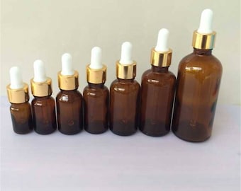 12pcs 5ml 10ml 15ml 20ml 30ml 50ml 100ml Glass Bottles With | Etsy