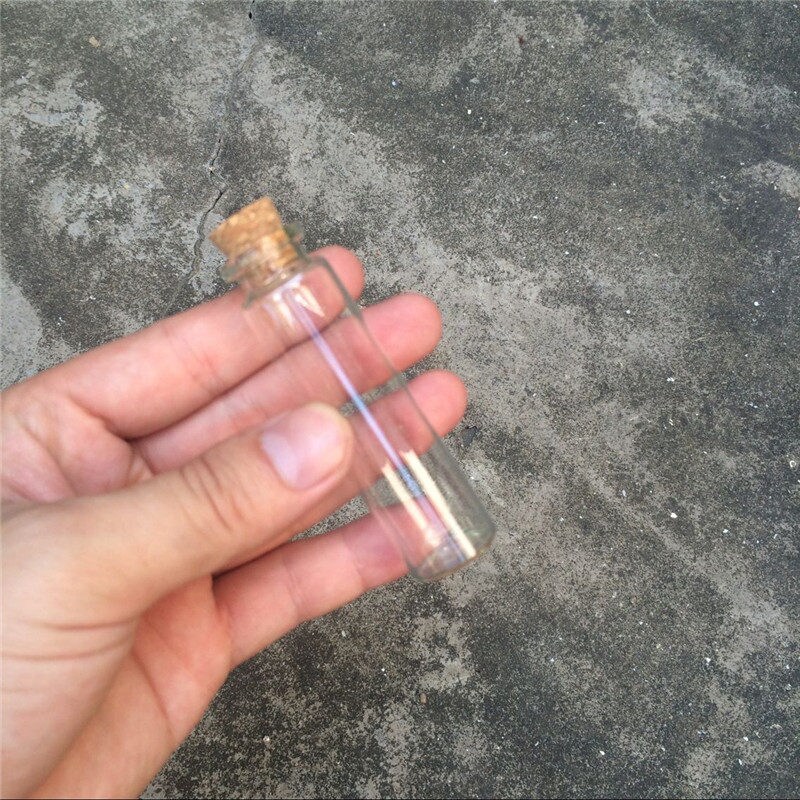 100pcs 22x80x12.5mm 20ml Mini Clear Glass Bottles with Corks | Etsy