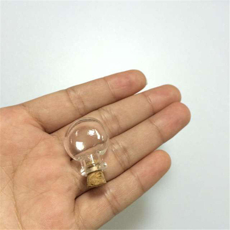 10 Mini Glass Bottles Pendants 1ml Small Wishing Bottles With | Etsy