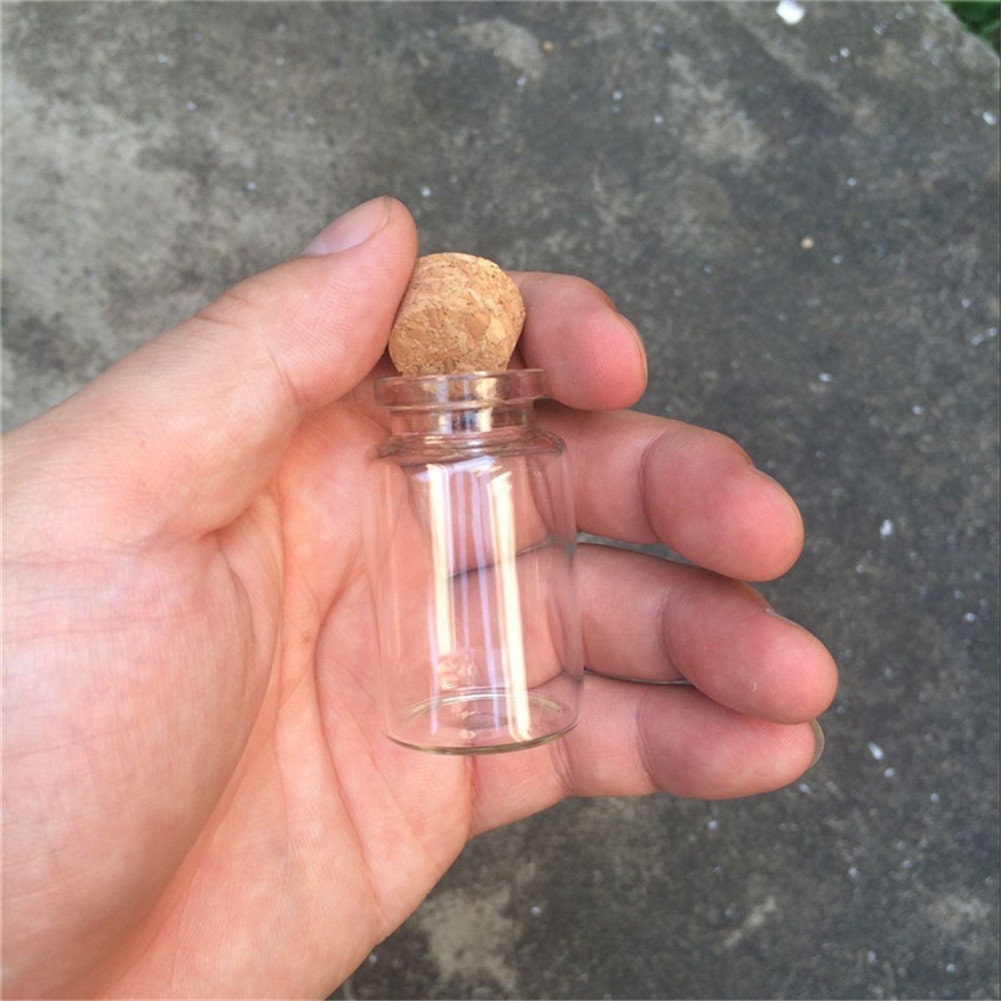 50units 30x50x17mm 20ml Cute Glass Vials Glass Bottles with | Etsy