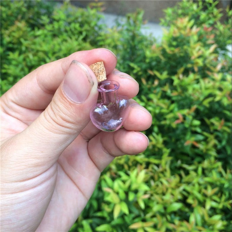 Mini Glass Sand Bottles Love Heart Shape Cute Bottles With - Etsy