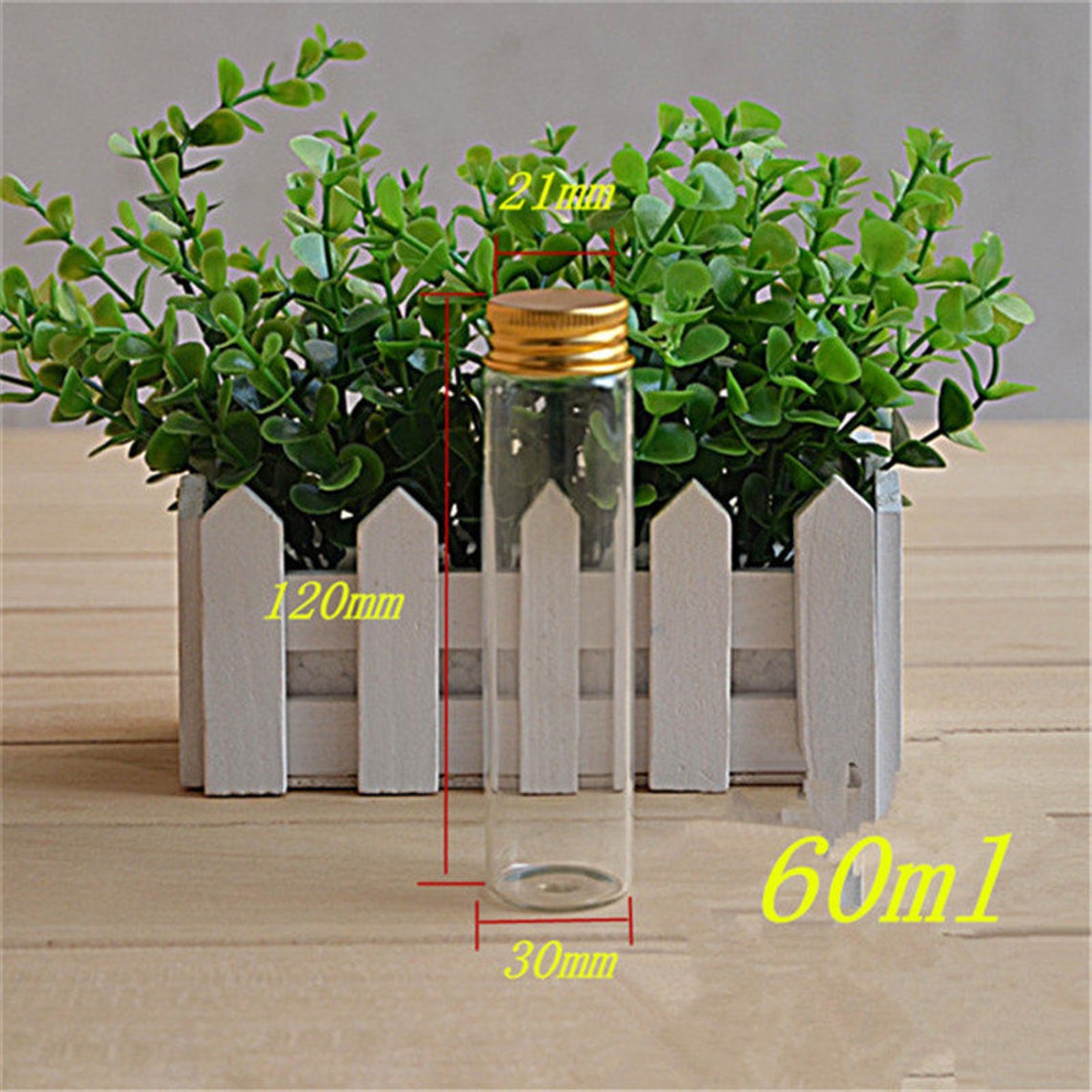 50pcs 15ml 25ml 40ml 50ml 60ml Mini Glass Bottles With | Etsy