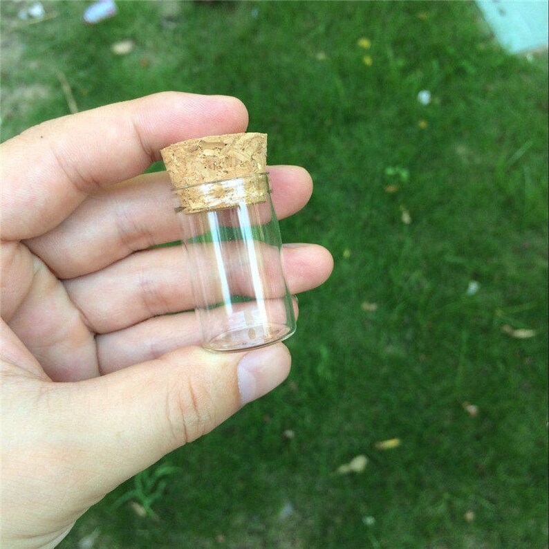 24pcs 24x40x21.5mm 10ml Small Glass Vials Jars Bottle With - Etsy